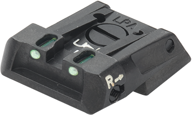 Tanfoglio Force, Combat & Compact adjustable rear sight | with fiber o ...